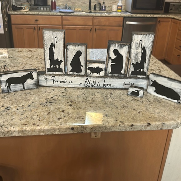 Holiday | Handmade Wooden Nativity Set | Poshmark